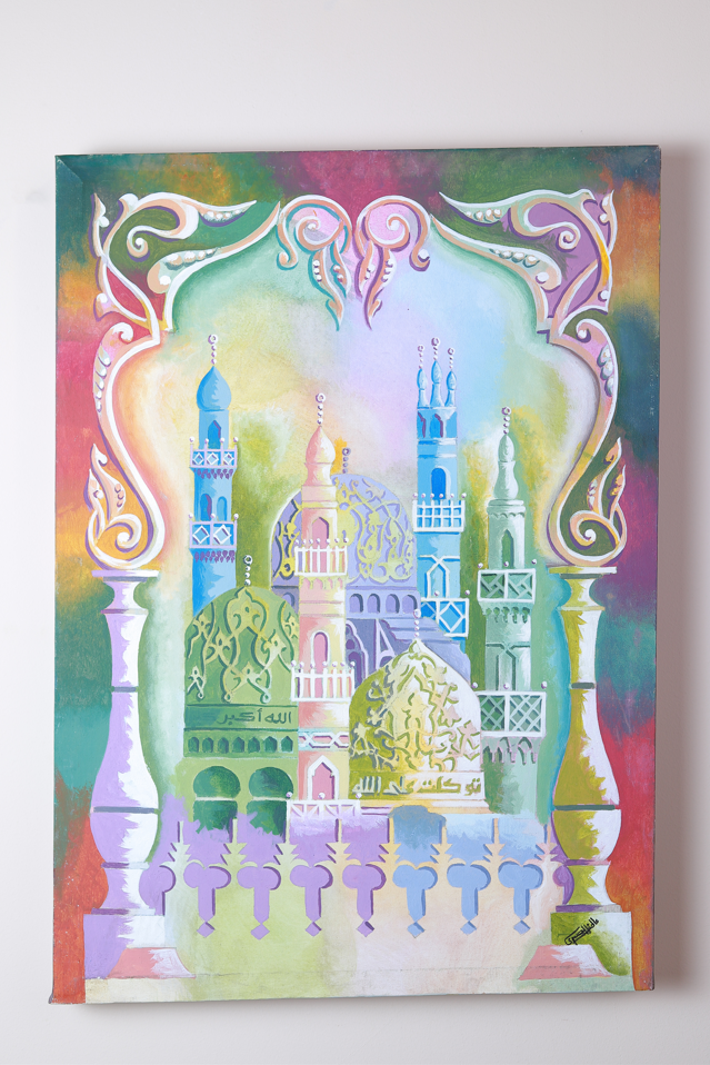 Mosque Acrylic Painting – Fowa